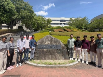 Kyutech Welcomes Short-Term Visiting Students from Chennai Institute of ...